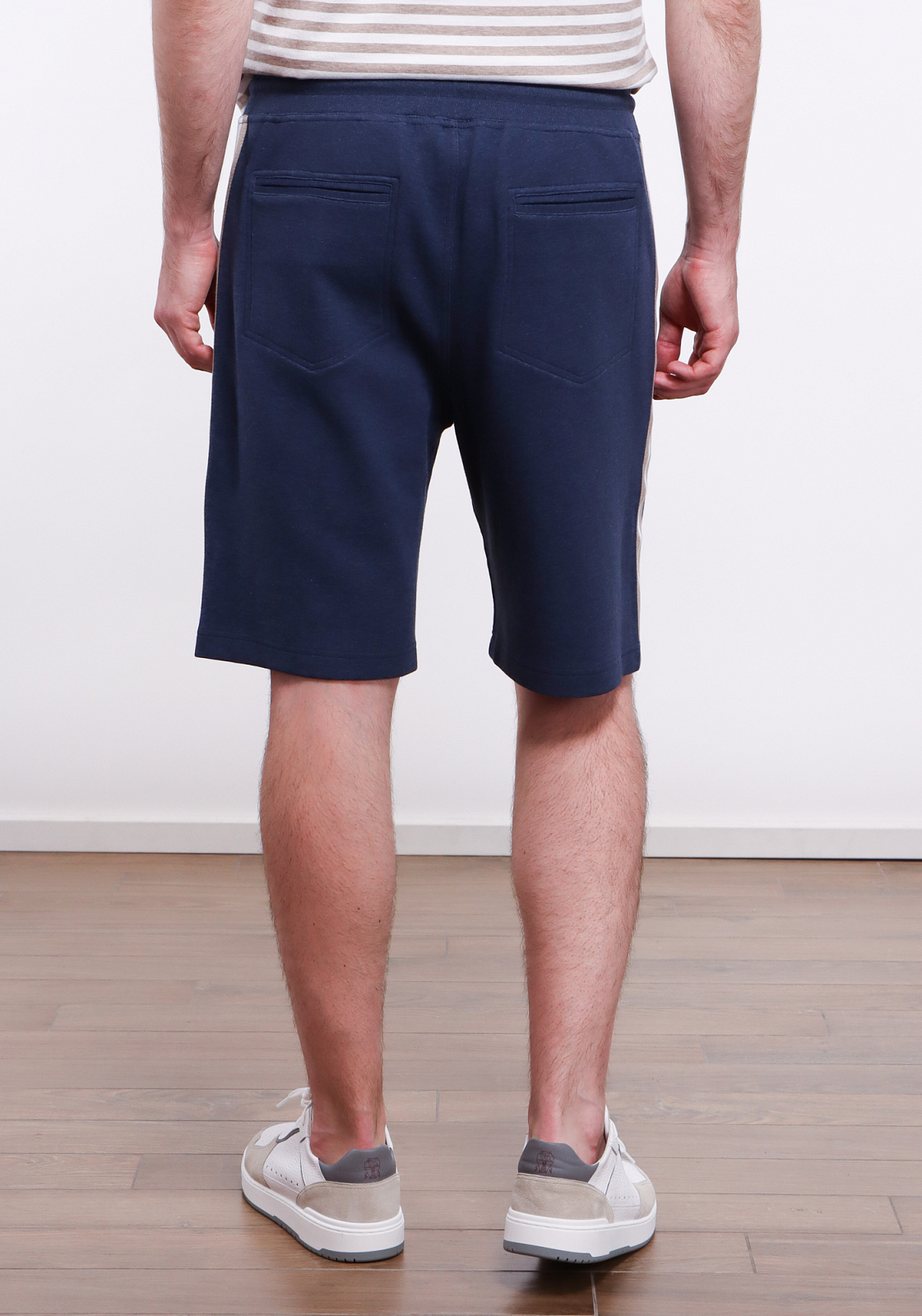 Шорты спортивные Brunello Cucinelli M0T359212G цвет синий - купить в ...