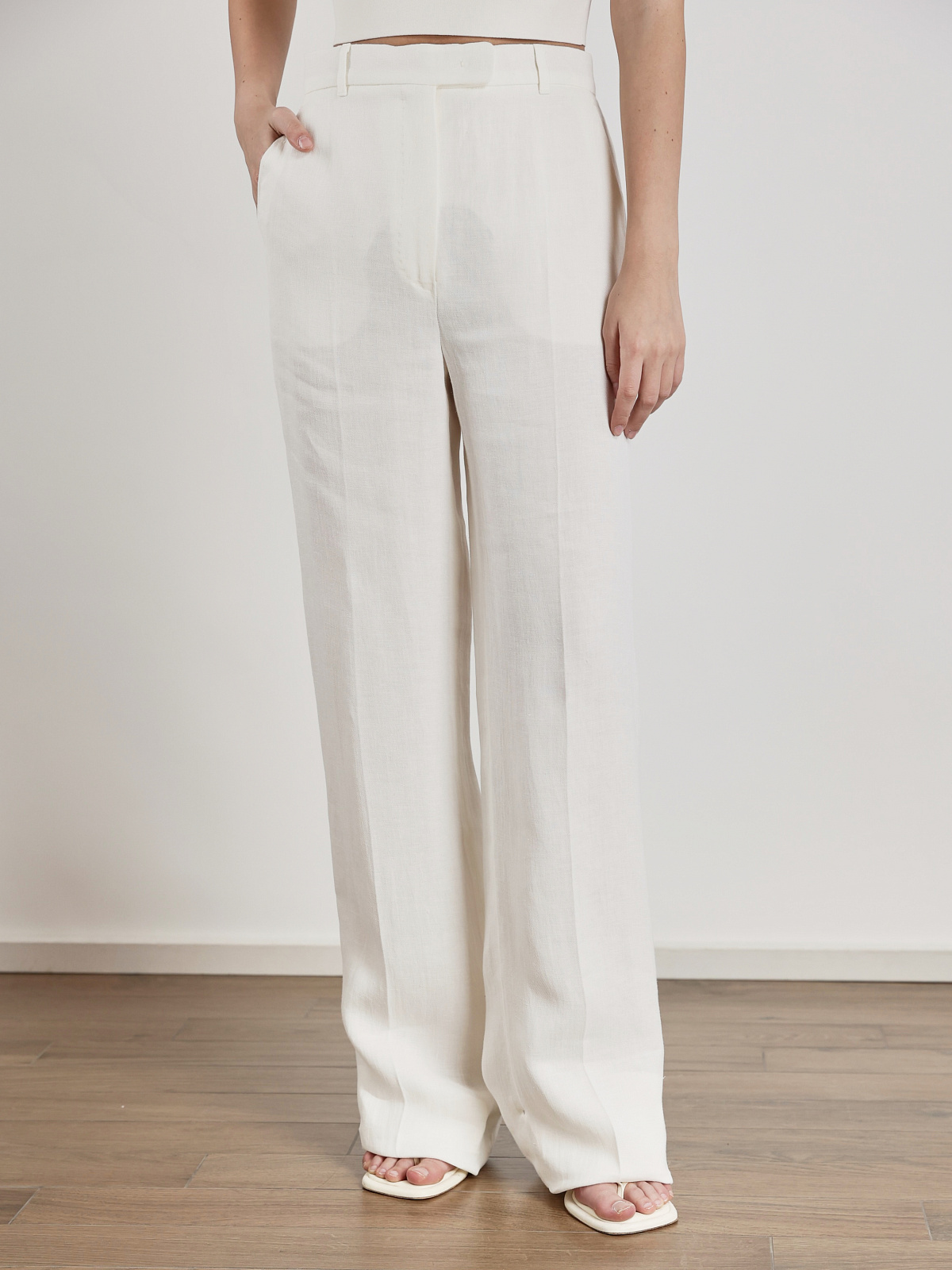 Брюки Max Mara ALCANO (14714) цвет белый - купить в интернет-магазине ...