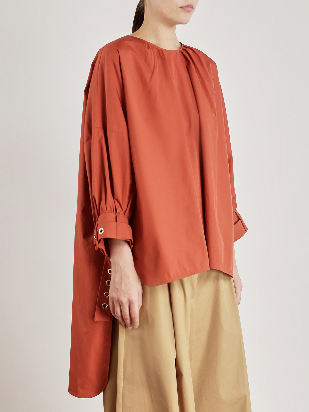 Блузка Max Mara MAYA цвет кирпичный - купить в интернет-магазине online ...