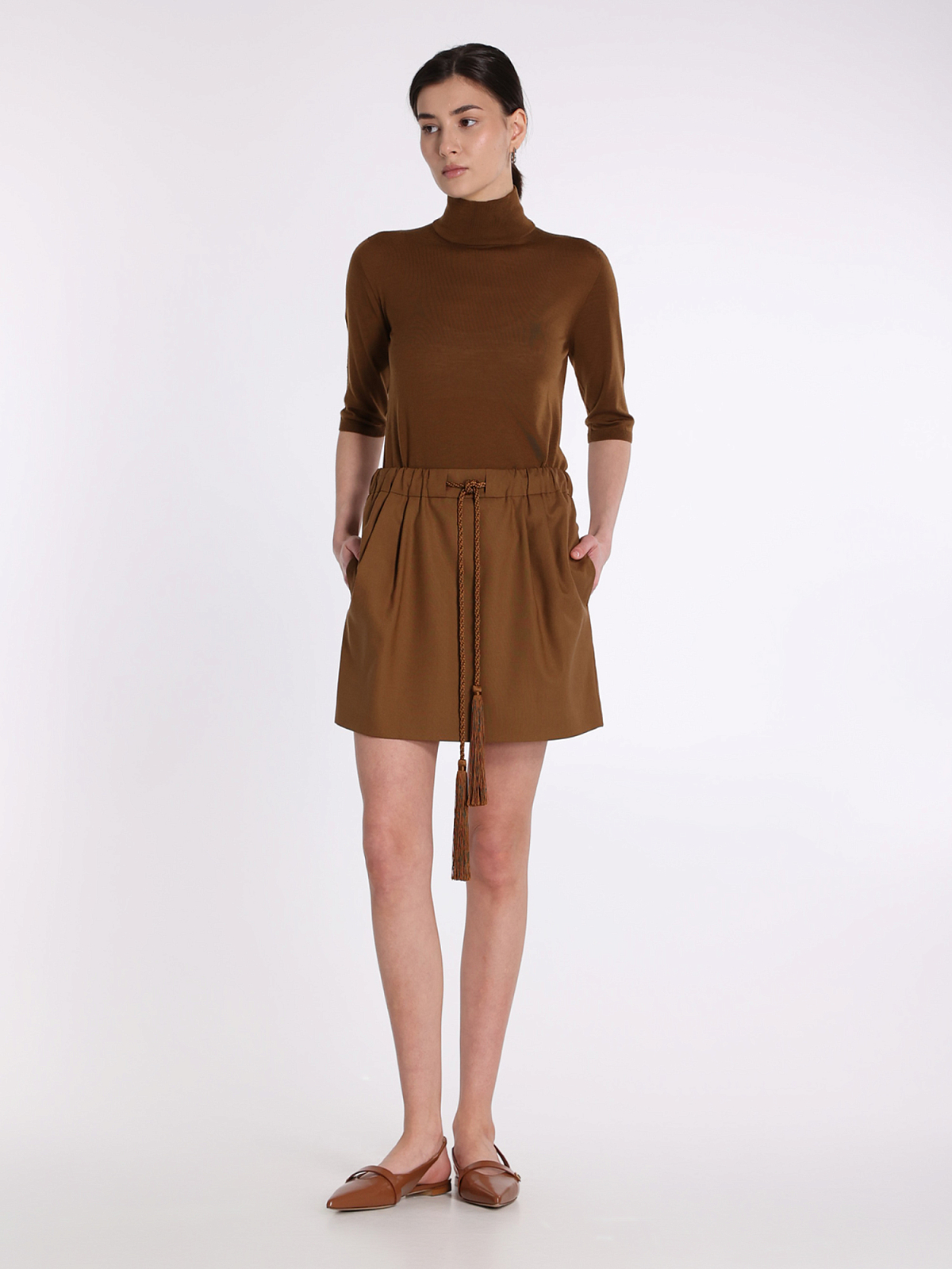 Юбка Max Mara TABARIN цвет табачный (16623) - купить в интернет ...